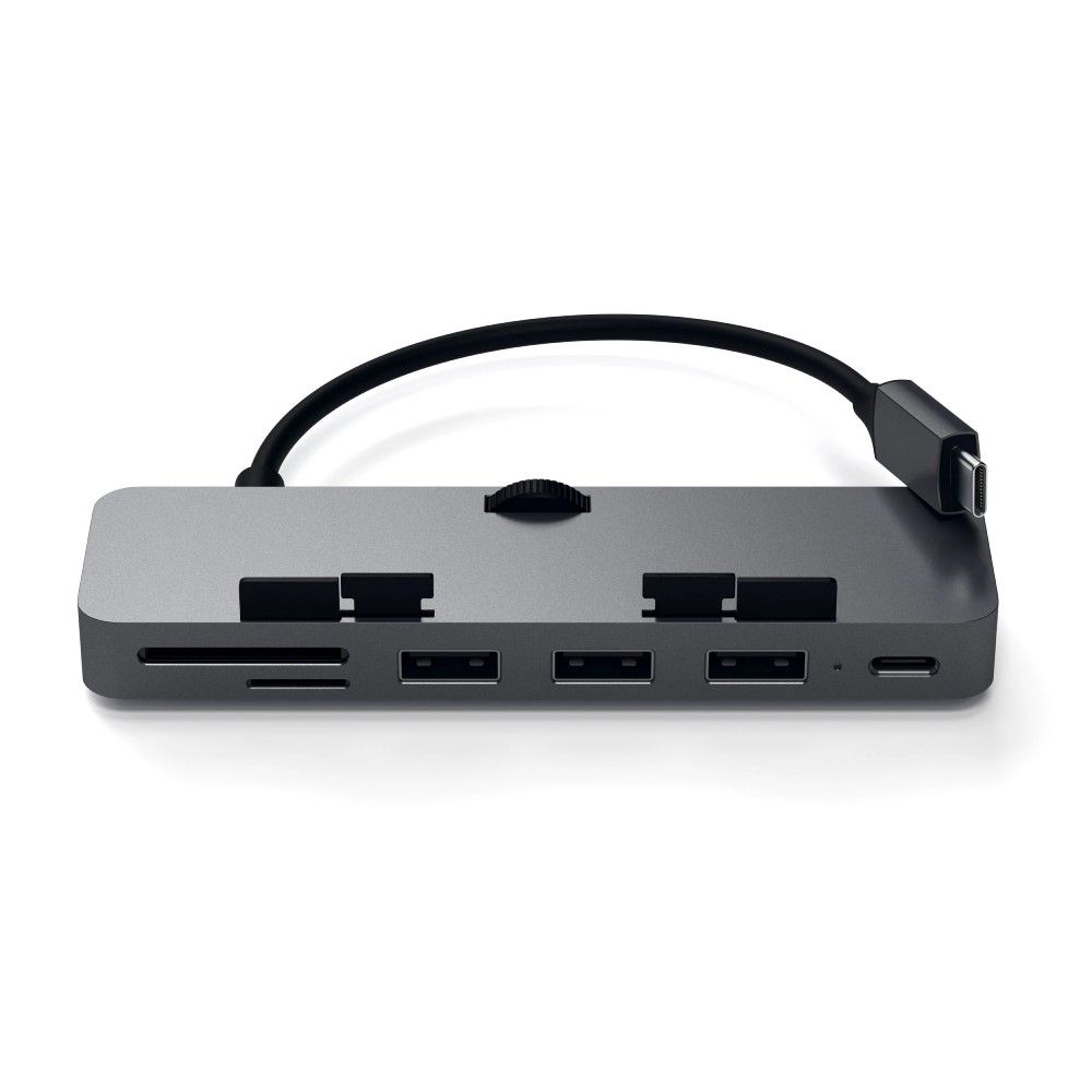 SATECHI Aluminum Type-C Clamp Hub Pro Space Gray | Gigatron