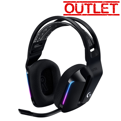 LOGITECH Bežične gejmerske slušalice G733 LIGHTSPEED WIRELESS RGB (Crne ...