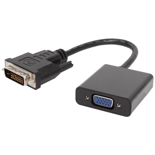 FAST ASIA adapter-konverter DVI-D na VGA (m/ž) (Crni) - 141 | Gigatron