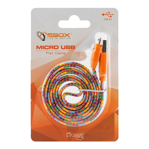 S-BOX Micro USB kabl, 1m (Crveni) - 895 | Gigatron