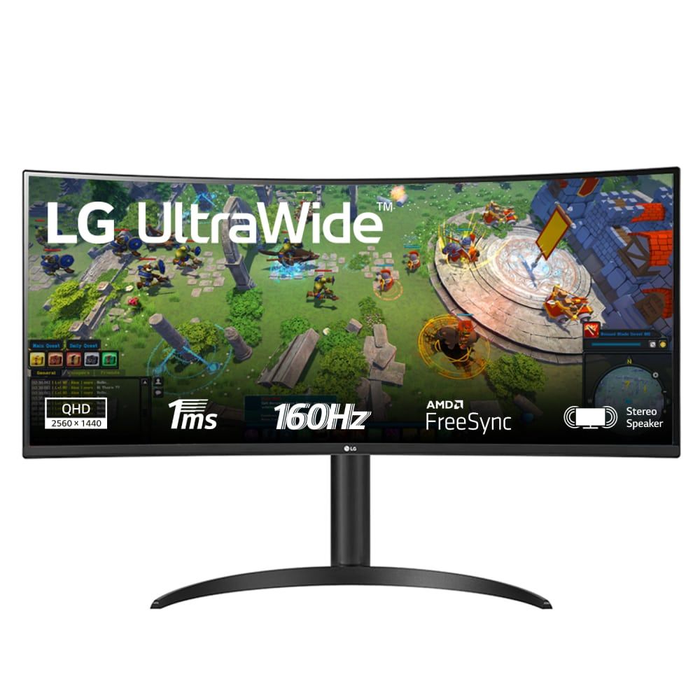 LG 34'' VA 34WP65CP-B Monitor | Gigatron