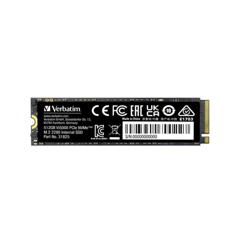 VERBATIM Vi3000 512GB M.2 2280 NVMe Gen 3 x4 49374 SSD | Gigatron