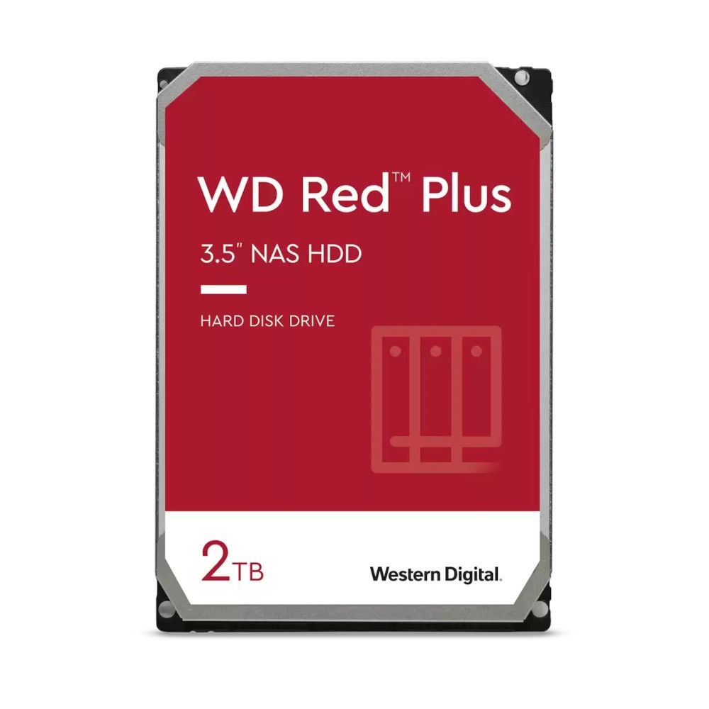 WESTERN DIGITAL Red Plus 2TB SATA III 3.5'' WD20EFPX HDD | Gigatron