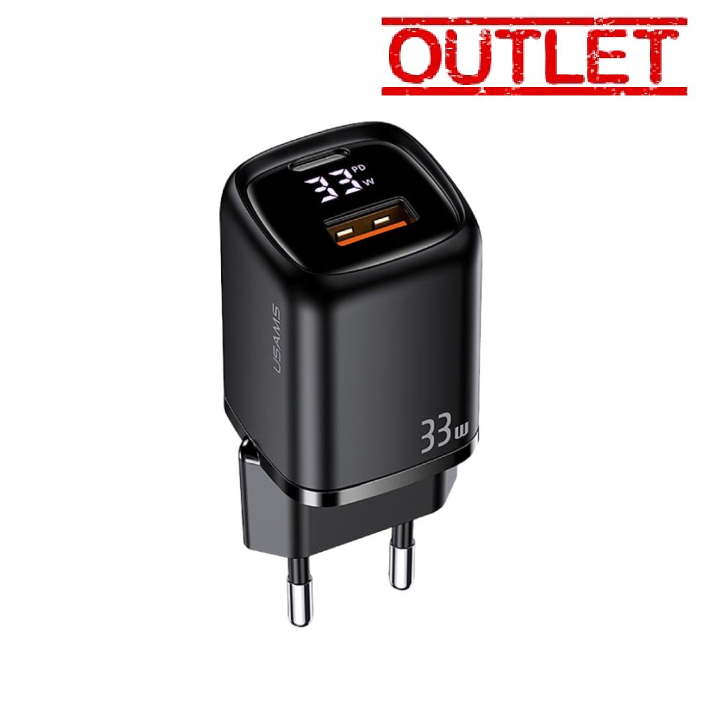 USAMS CC152TC01 T46 33W USB-A + USB-C OUTLET | Gigatron