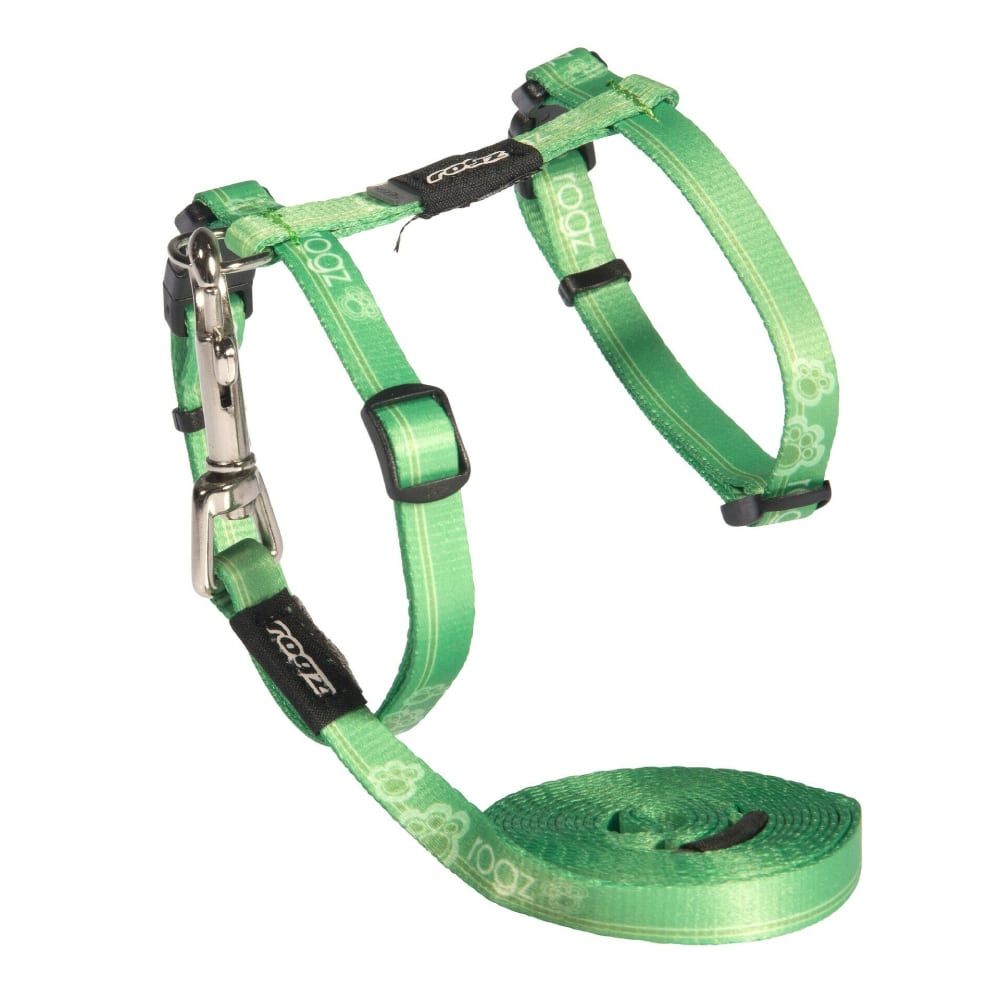 ROGZ KiddyCat Sm i povodac za mačke Limun Zelena | Gigatron