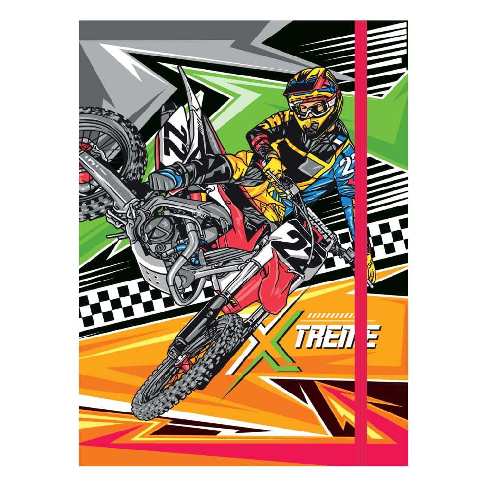 OPTIMUM Motorcycle Extreme 3D Box Fascikla sa gumom A4 | Gigatron