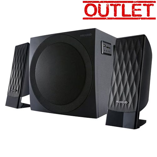 MICROLAB 2.1 zvučnici M-300U (Crni) - OUTLET | Gigatron