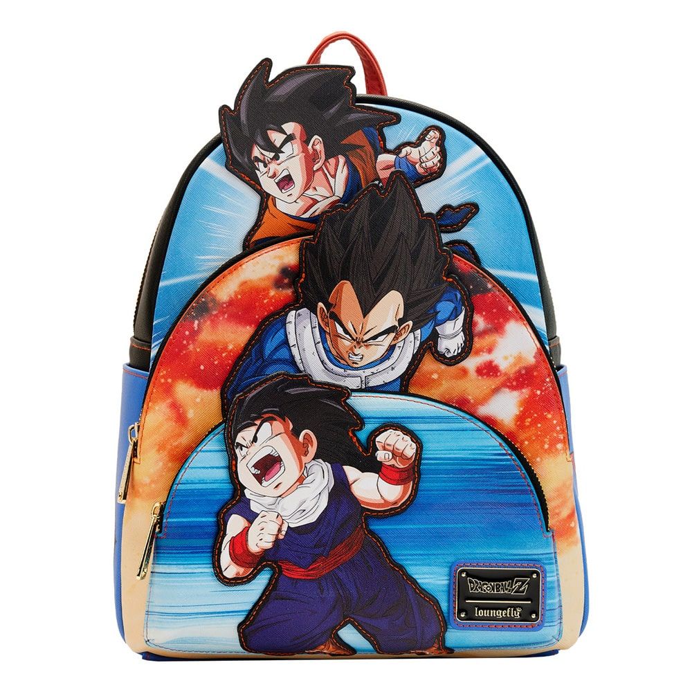 LOUNGEFLY Dragon Ball Z Triple Pocket Ranac | Gigatron