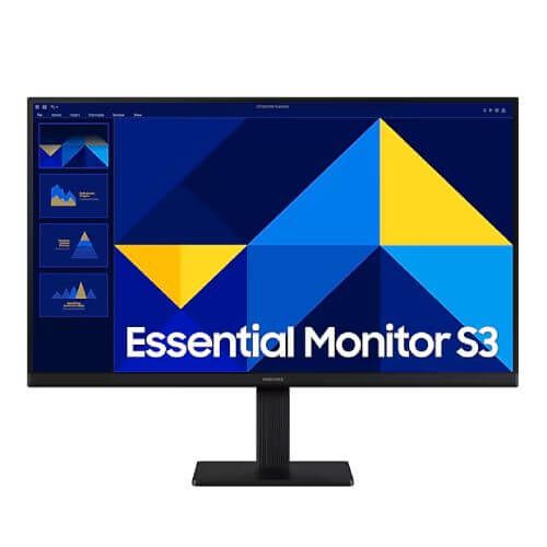 SAMSUNG Essential Monitor S3 24" IPS LS24D300GAUXEN Monitor | Gigatron